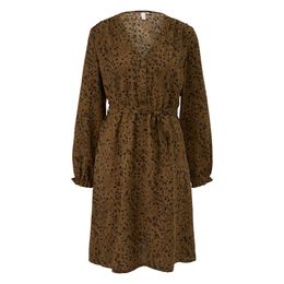 QS Kleid Damen Gr&ouml;&szlig;e 34 umbra / schwarz Sommerkleid