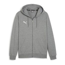 Puma Hoodie "TeamGoal CasuaLongsleeve Hooded Jacket" in Grau | Gr.: L