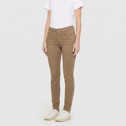 MAC Damen MAC Skinny-fit-Jeans &raquo;Dream Skinny&laquo; in hochelastische Qualit&auml;t f&uuml;r den perfekten Sitz braun 46, L&auml;nge 28