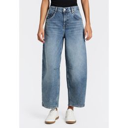 Herrlicher Damen 5-Pocket-Jeans &raquo;Barrow Denim&laquo; aus leichtem Denim, Loose Fit blau 33, L&auml;nge 32