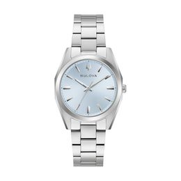 Bulova Damen Quarzuhr &raquo;Surveyor&laquo; Armbanduhr, Damenuhr, Edelstahlarmband, analog silber Einheitsgr&ouml;&szlig;e