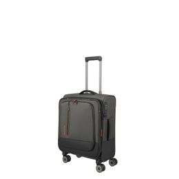 Travelite Damen Travelite Weichgep&auml;ck-Trolley &raquo;CROSSLITE Reisekoffer Weichgep&auml;ck&laquo; 42 l 4 Rollen Koffer, mit TSA-Schloss, wasserabweisendes Material B/