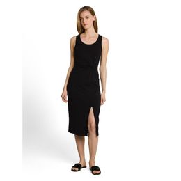 Tom Tailor Denim Damen Tom Tailor Denim Tr&auml;gerkleid Ohne Taschen &Auml;rmelloses Sommerkleid mit Schlitz L, N-Gr