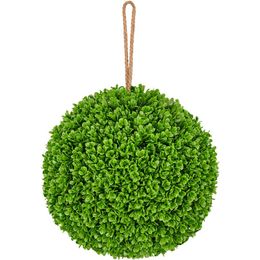 Creativ green Kunstpflanze &raquo;Buchsbaumh&auml;ngekugel&laquo; gr&uuml;n Obermaterial: 100% Kunststoff B/H/L: 30cm