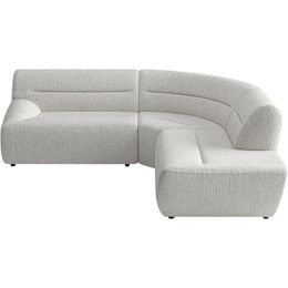 Sit & More sit&more Ecksofa &raquo;Scrabble, L-Form, B: 248cm&laquo; Modernes Design in verschiedenen Stoffarten wei&szlig; 100% Polyester B/H/T: 248cm x 80cm x 248cm, Chenille, 