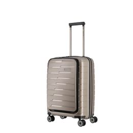 Travelite Herren travelite Trolley &raquo;AIR BASE Reisekoffer Hartschale&laquo; 43 l 4 Rollen kratzresistenter Oberfl&auml;che und cleverer Innenaufteilung beige B/H/