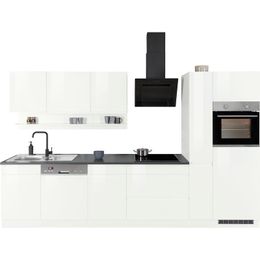 KOCHSTATION K&uuml;chenzeile &raquo;KS-Virginia,neu in verbesserter Ausf&uuml;hrung&laquo; Breite 330 cm, Soft-Close, wahlweise mit Induktion bunt B/H/T: 330cm x 200cm x 