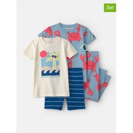 Carter's carter's 2er-Set: Pyjamas in Creme/ Blau - 54% | Gr&ouml;&szlig;e 104 | Kinder-waesche