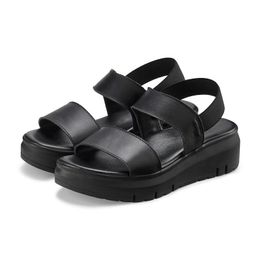 French Connection Damen Sandale &raquo;Sommerschuhe, Sandalette, Ledersandalette, offener Schuh, Ledersandale&laquo; NEU aus hochwertigem Leder mit leichtem 