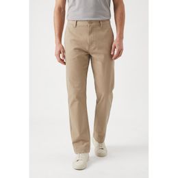Hugo Herren Hugo Chinohose &raquo;Zayn&laquo; mit G&uuml;rtelschlaufen beige 31, L&auml;nge 32
