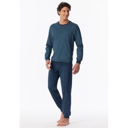 Schiesser Damen Schlafanzug &raquo;Comfort Essentials&laquo; 2tlg., 2 mit angenehmen B&uuml;ndchen 52