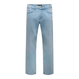 Only & Sons Only & Sons Herren ONLY & SONS Straight-Jeans &raquo;ONSEDGE STRAIGHT DNM&laquo; Baumwolle, straight fit blau 31, L&auml;nge 32