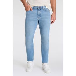 BOSS Orange Herren BOSS Orange Slim-fit-Jeans &raquo;Delaware Soft-Motion-Denim&laquo; Schmale Silhouette bei mittlerer Leibh&ouml;he blau 33, L&auml;nge 30