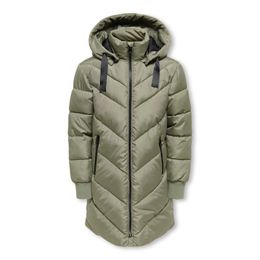 Kids Only M&auml;dchen KIDS Only Steppjacke &raquo;KOGSKYLAR HOOD JACKET VD OTW&laquo; mit Kapuze Langjacke mit abnehmbarer Kapuze 122