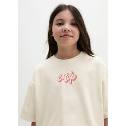 Marc O'Polo Marc O'polo M&auml;dchen Marc O'Polo T-Shirt kontrastfarbener R&uuml;ckenprint, relaxed fit, Rundhals beige 152