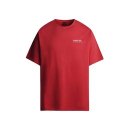 Pepe Jeans Shirt 'STOP' Herren Gr&ouml;&szlig;e M rot / wei&szlig;