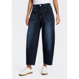 Herrlicher Damen Loose-fit-Jeans &raquo;Meryll Denim Light&laquo; O-Shape mit aufgesetzten Taschen blau 31, L&auml;nge 30