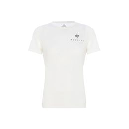 MOROTAI Funktionsshirt 'Engineering'' Damen Gr&ouml;&szlig;e S creme / silbergrau
