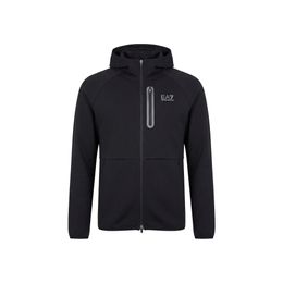 EA7 Emporio Armani Sportsweatjacke 'NATURAL VENTUS7' Herren Gr&ouml;&szlig;e S schwarz
