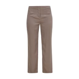 comma, COMMA Bundfaltenhose Damen Gr&ouml;&szlig;e 40 taupe