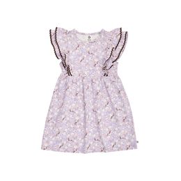 M&uuml;sli Kleid M&auml;dchen Gr&ouml;&szlig;e 86 braun / lila / wei&szlig;