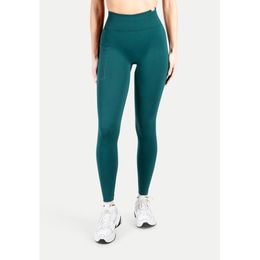 Smilodox Leggings Amaze Scrunch Pro Pocket Seamless in Dunkelgr&uuml;n | Gr.: XL