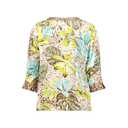 Betty Barclay Damen Schlupfbluse "Damen mit Blumenprint"beige, gelb, Gr. 48, Obermaterial: 100% Viskose. Besatz: 100% Viskose, Blusen