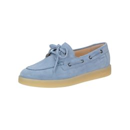 Sioux Mokassin Damen Gr&ouml;&szlig;e 36 beige / hellblau Sommerschuhe
