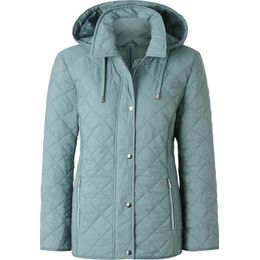 Damen Winterjacke mit Schlingenknopf-Verschluss jade, Gr&ouml;&szlig;e 36