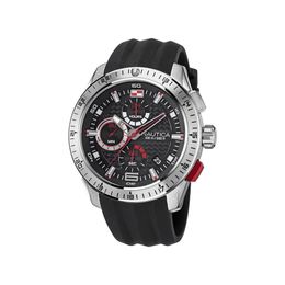 Nautica Analoguhr 'NST' Herren Gr&ouml;&szlig;e One Size schwarz / silber
