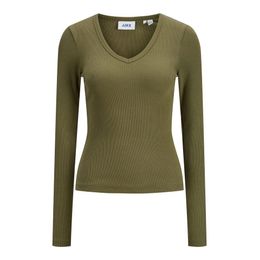 Jack & Jones JJXX Langarm-T-Shirt in Burnt Olive | Gr.: L