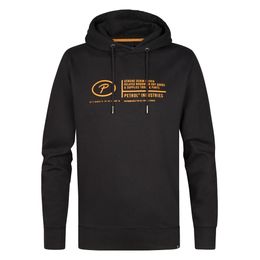 PETROL INDUSTRIES Sweatshirt male size XXL Orange / Black