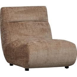 Sessel Woood, B:75cm H:82cm T:96cm, braun, Wohnzimmer, Sessel, "Observe Chenille-Bezug mit kugelf&ouml;rmiges Sitzdesign H82 x B75 x T96 cm", Tragkraft