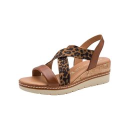 Marco Tozzi Sandale in COGNAC COMB | Gr.: 40