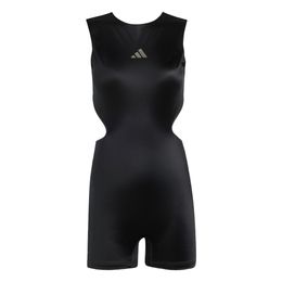 Adidas Performance Sportanzug 'Onesie Pro ' Damen Gr&ouml;&szlig;e M/L grau / schwarz