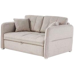 Jockenh&ouml;fer Schlafsofa, B:167cm T:105cm, grau, JOCKENH&Ouml;FER GRUPPE, Korpus: 100% Polyester;Kissen: 100% Polyester, Jugendzimmer, Sofas, "Leon, B: 147 - 187 cm,