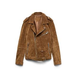 V&eacute;ro Moda Vero Moda Jacke aus Wildleder in Cognac | Gr.: M