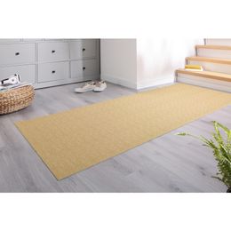 Peyer Syntex 1 Mira Jacqu.Teppich uni Fb.beige 80/200 cm