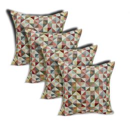 Linke Licardo Kissenh&uuml;lle Triangle 40x40 cm 4er-Set