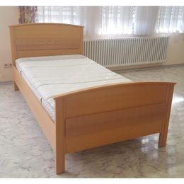 Vaja M&ouml;bel Komfortbett Curanum Buche natur Dekor 100x200 cm