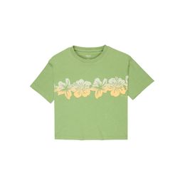 Roxy T-Shirt 'Sun For All Seasons' M&auml;dchen Gr&ouml;&szlig;e 116 hellgr&uuml;n / apricot / wollwei&szlig;