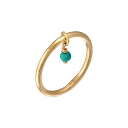 Elli Ring 'Kugel' female size 54 Gold / Emerald