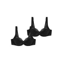 Triumph B&uuml;gel-BH ' Modern Lace+Cotton ' Damen Gr&ouml;&szlig;e 95 schwarz