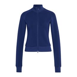 adidas Sportswear Athletic Zip-Up Hoodie 'Soft Lux' female size M Dark blue