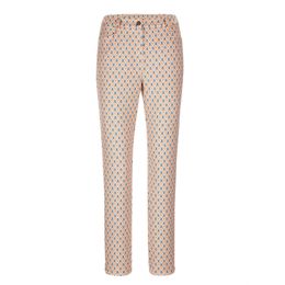 GOLDNER Hose 'Louisa' Damen Gr&ouml;&szlig;e 42 blau / gelb / mint / orange