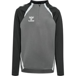 Hummel Athletic Sweatshirt 'Lead 2.0' boy size 164 Grey / Dark grey / Off white