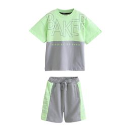 Baker By Ted Baker Set Jungen Gr&ouml;&szlig;e 116 grau / limette