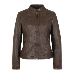 7eleven Lederjacke Ursula2 Damen Gr&ouml;&szlig;e S dunkelbraun Sommerjacke