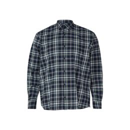 s.Oliver Button Up Shirt male size 5XL Navy / Dark blue / Pastel green / White