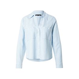 comma, COMMA Bluse Damen Gr&ouml;&szlig;e M hellblau / wei&szlig;